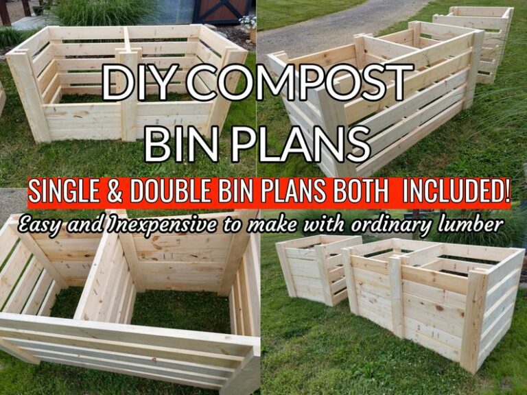 The Perfect DIY Compost Bin - Easy, Affordable, And Built To Last!