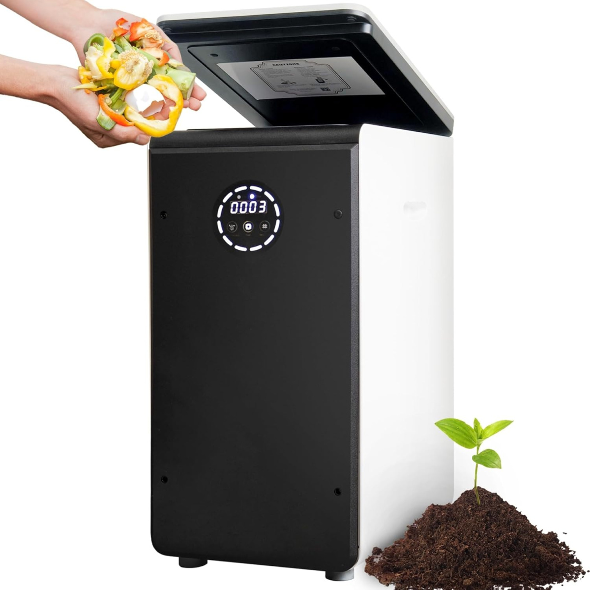 How To Compost Indoors All Winter - With An Electric Composter!